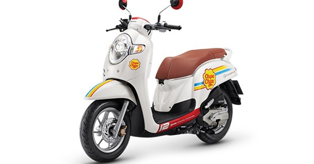 ราคาและตารางผ่อน ดาวน์ Honda Scoopy i Chupa Chups
