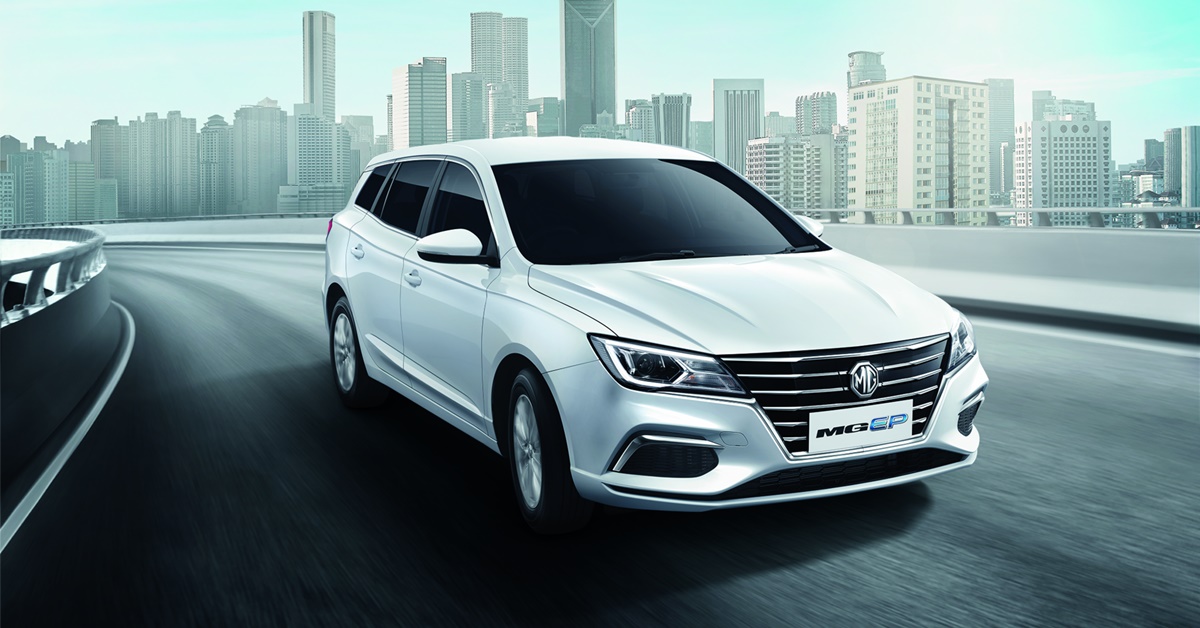 2021 MG EP EV ขับเคลื่อนด้วยไฟฟ้า 100% ราคา 9.88 แสนบาท